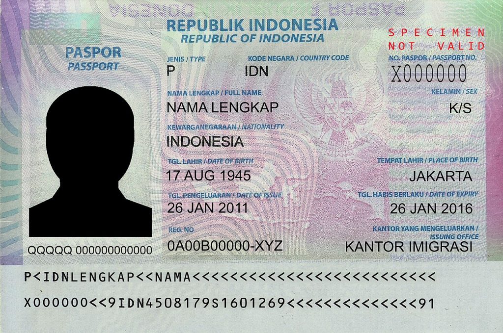 Berapa Nomor Paspor Indonesia