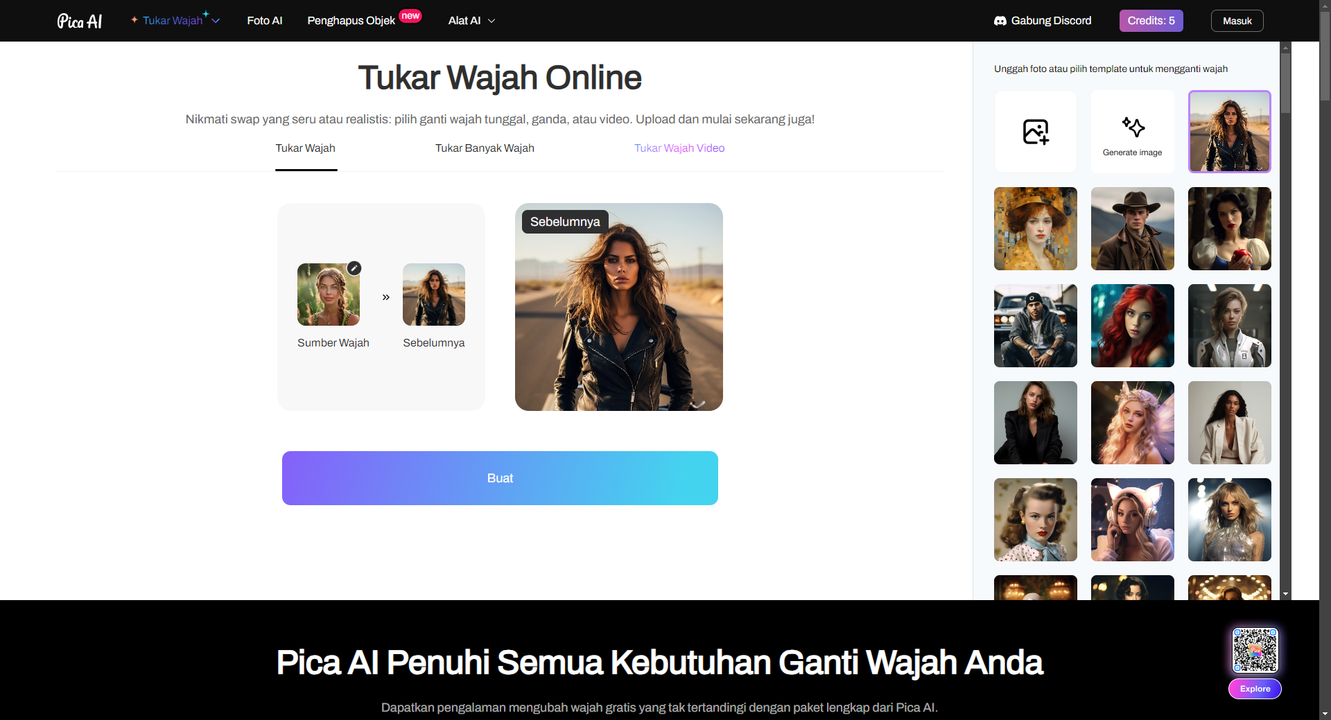 Cara edit foto ganti wajah online [2024]