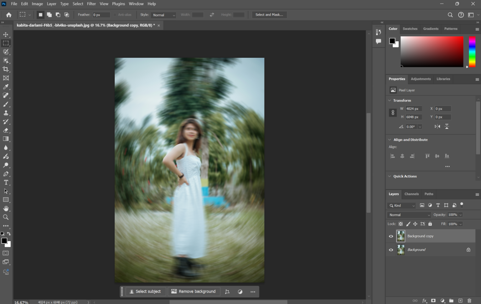 Cara blur foto dengan dan tanpa aplikasi