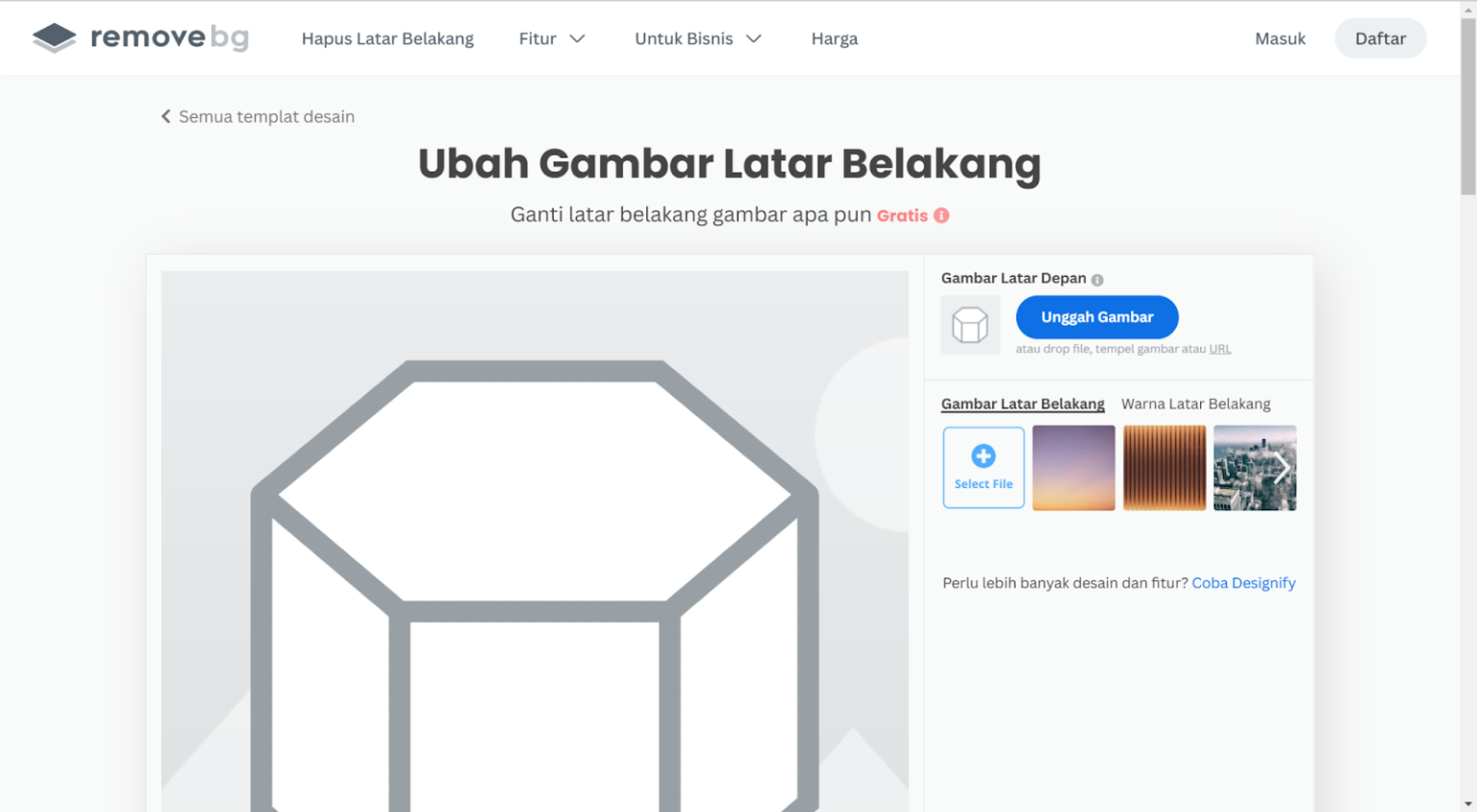 Cara mengubah background foto menjadi biru muda