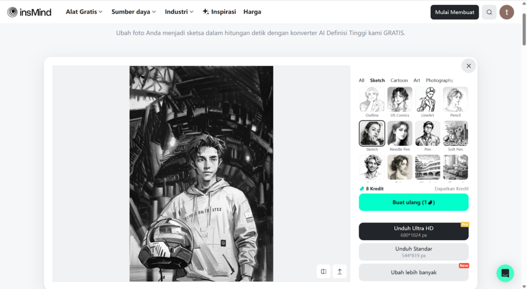 Cara ubah foto jadi sketsa [online & aplikasi]