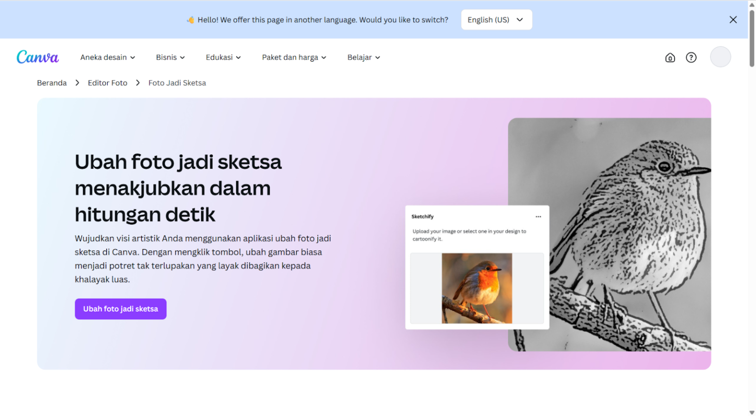 Cara ubah foto jadi sketsa [online & aplikasi]