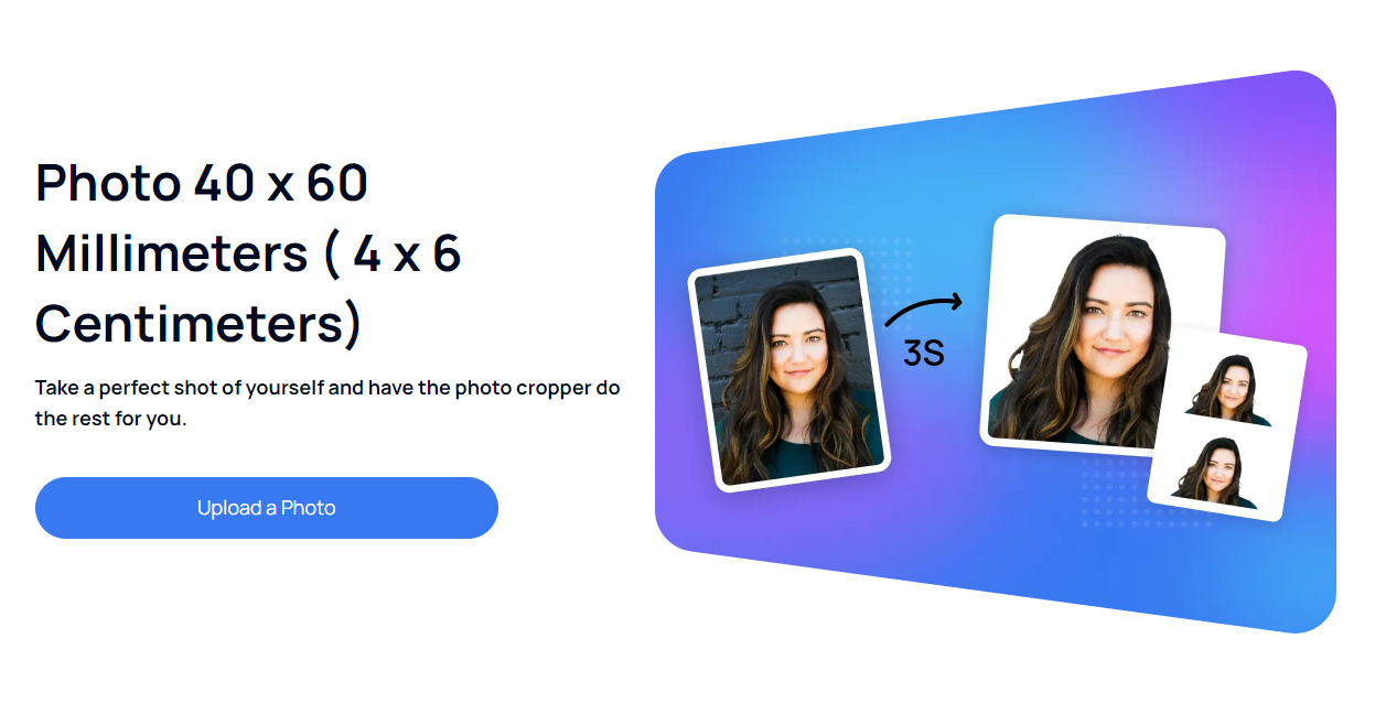 40 x 60 Millimeters Photo Resizer - Precise AI Verification & Global ...