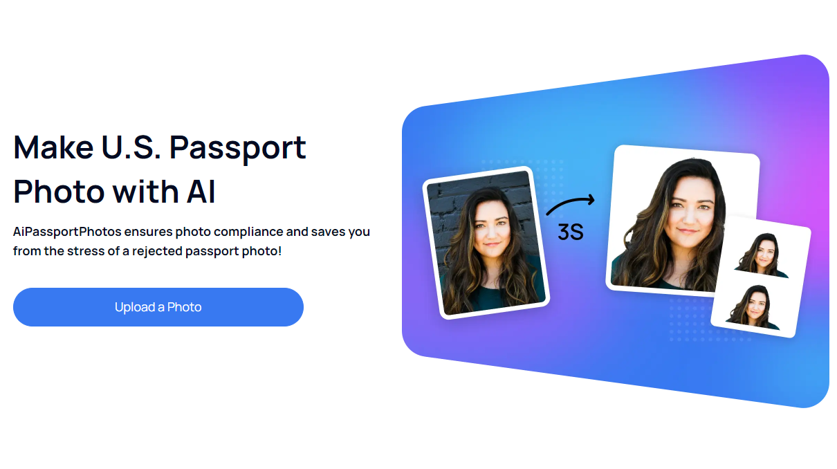 Create Official U.S. Passport Photo Online with Low Cost