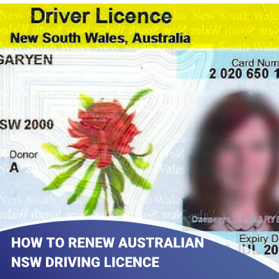 How to Renew Australian NSW Driving License in 2024