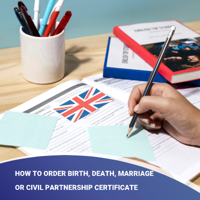 How to Order Birth, Death, Marriage or Civil Partnership Certificate