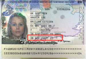 Where Is the Expiry Date on a UK Passport