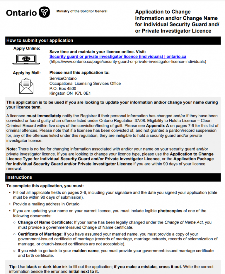 Ontario Security License Renewal: Process, Cost & Time