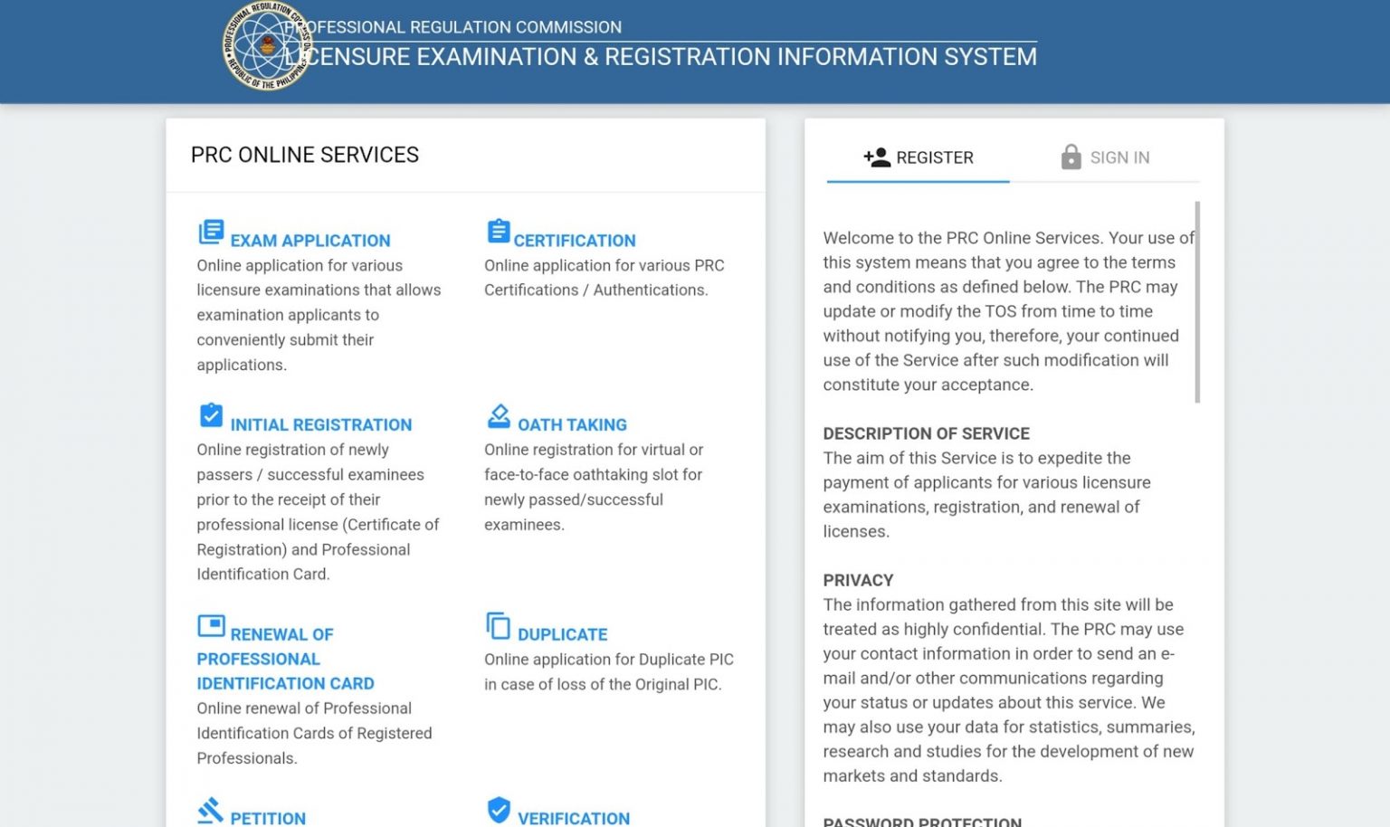 PRC ID Registration and Renewal 2024