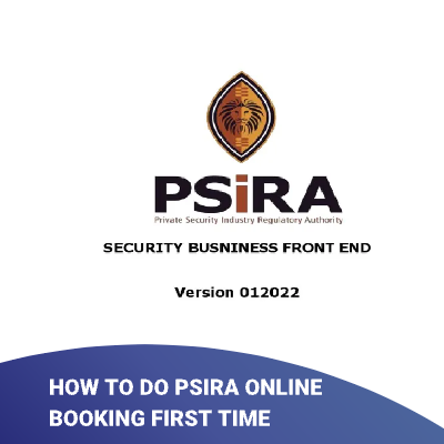 How to Do PSiRA Online Booking First Time