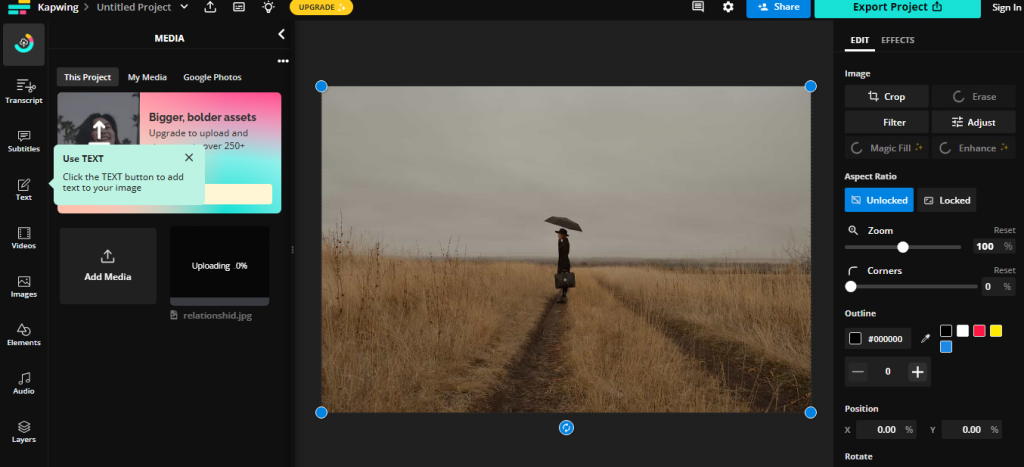 How to Add Name and Date in Photo Online