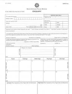 SA Police Clearance Certificate Application & Status Check