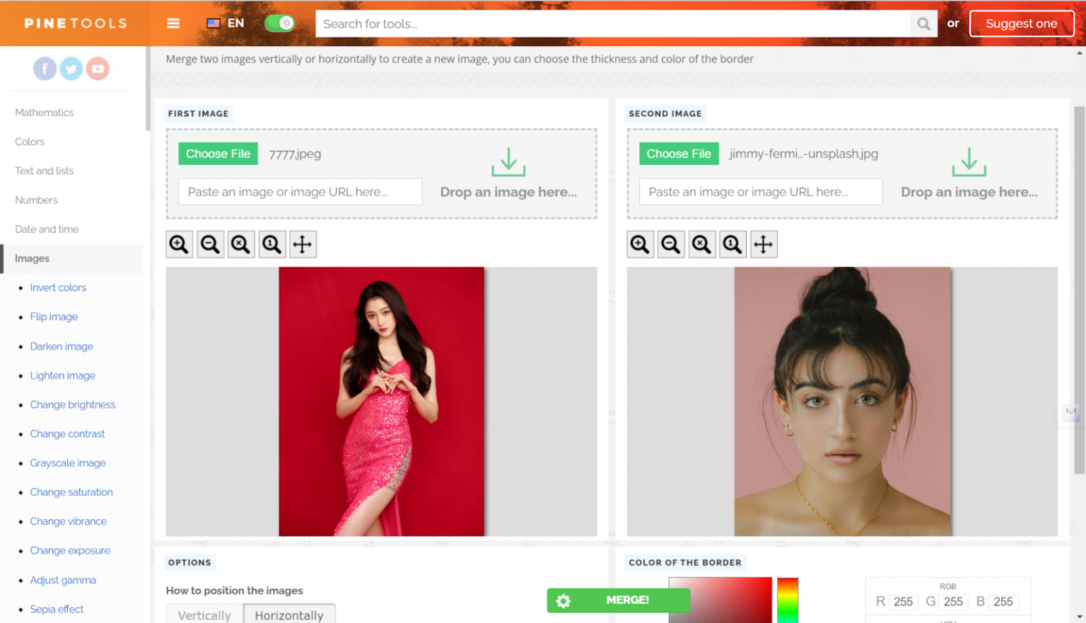 How to Combine Two Images with AI