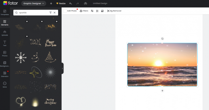 How to Add Sparkle Filter to Photo