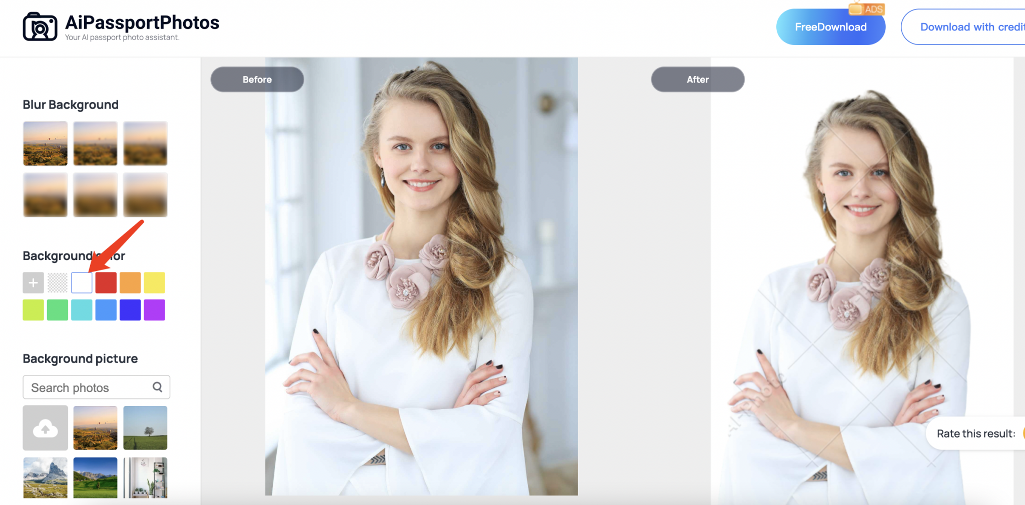 How to Add White Background to Photo