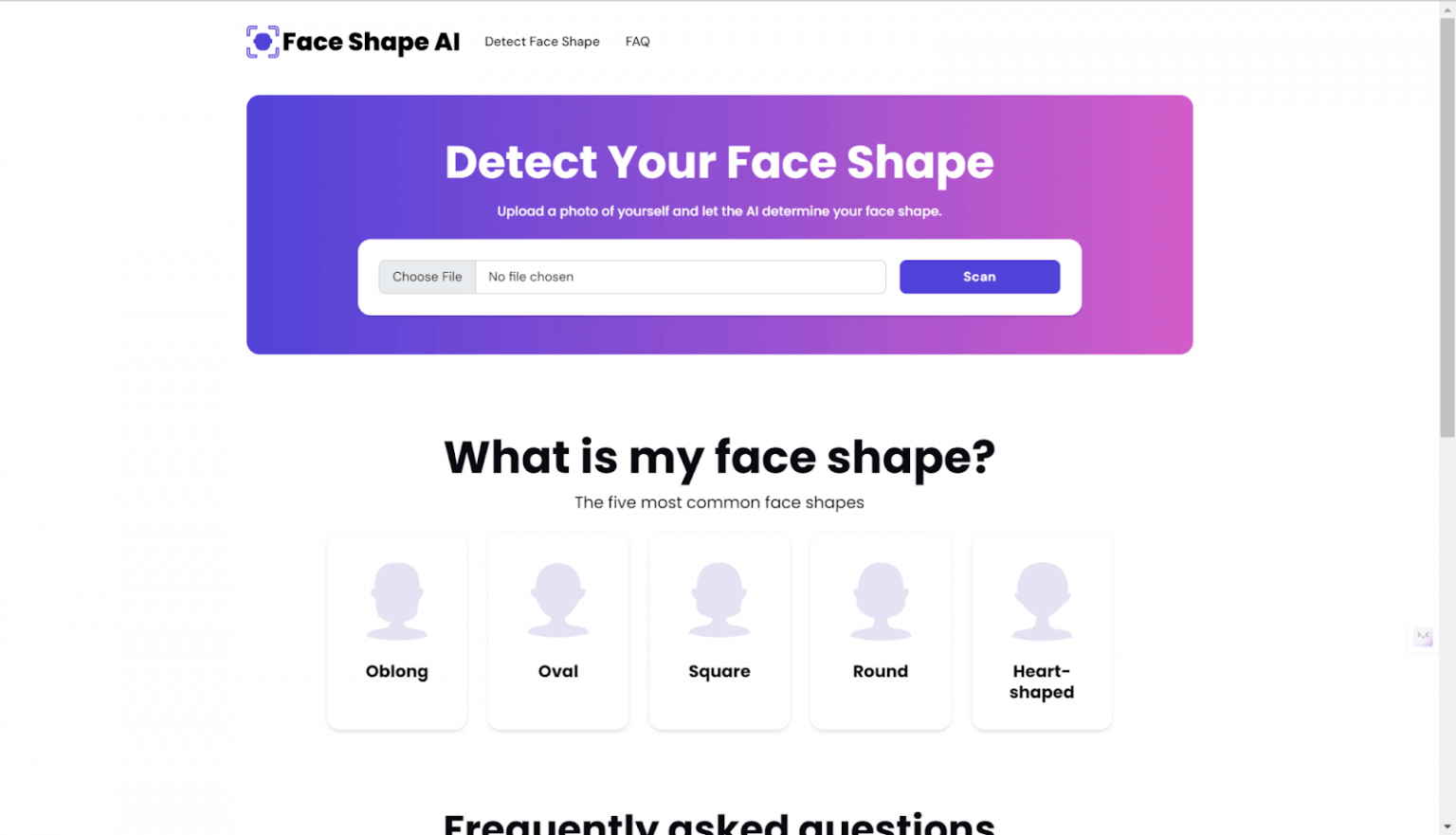 Best AI Face Shape Detector 2024