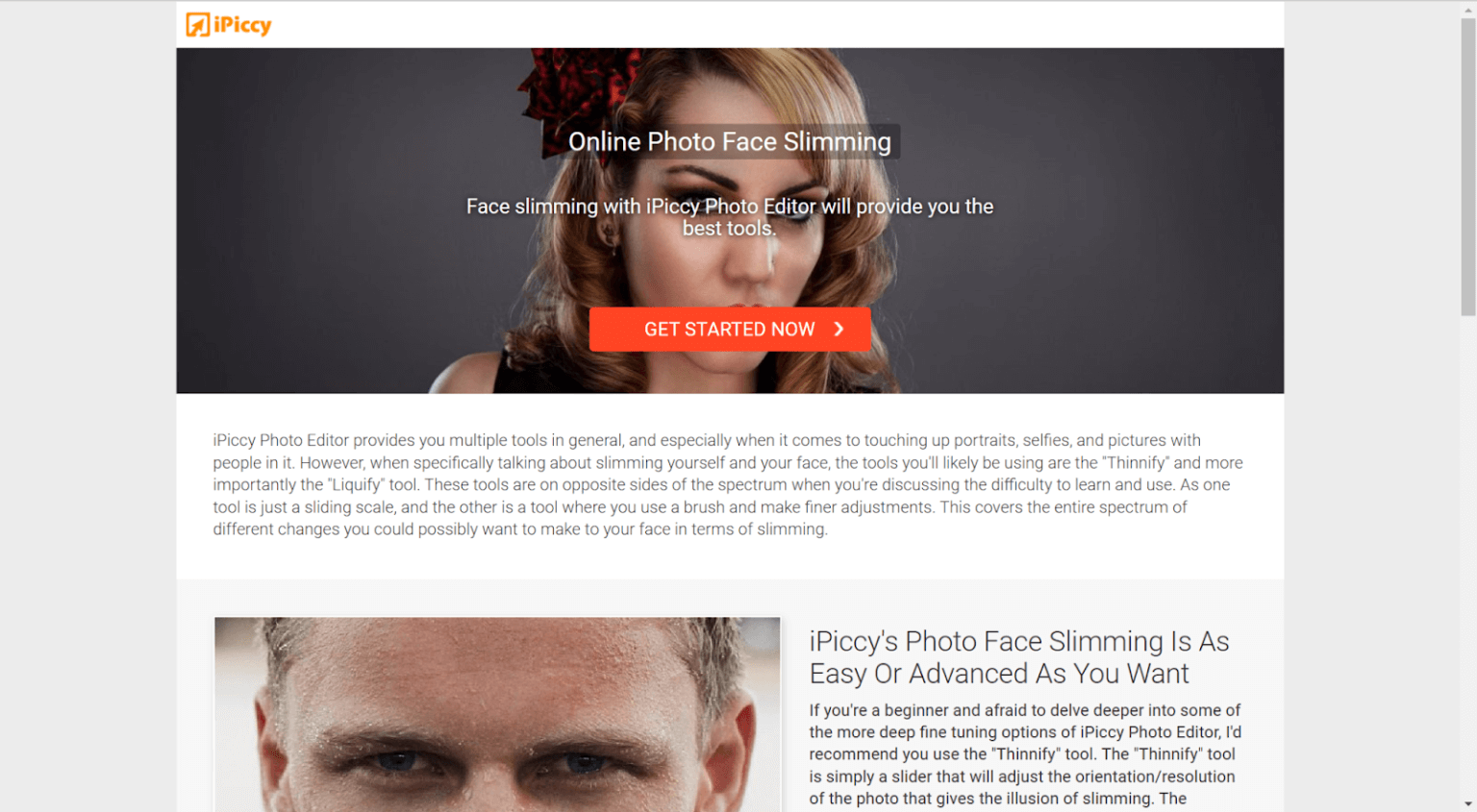 Online Editor & Apps for Face Reshaping