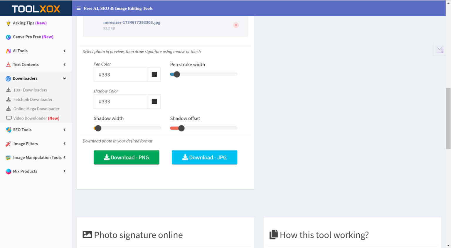 How to Add Signature to Photo Online Free