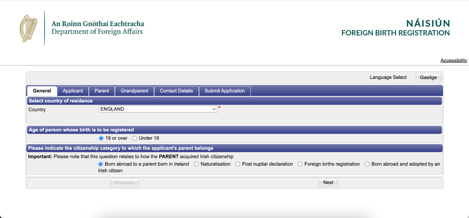 Can I Get an Irish Passport Through My Grandparents?