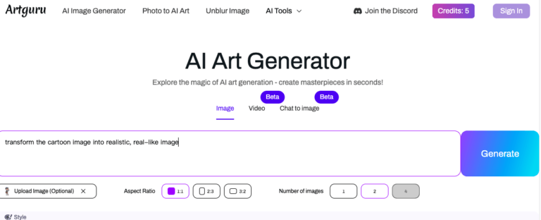 How to Convert Cartoon to Real Photo