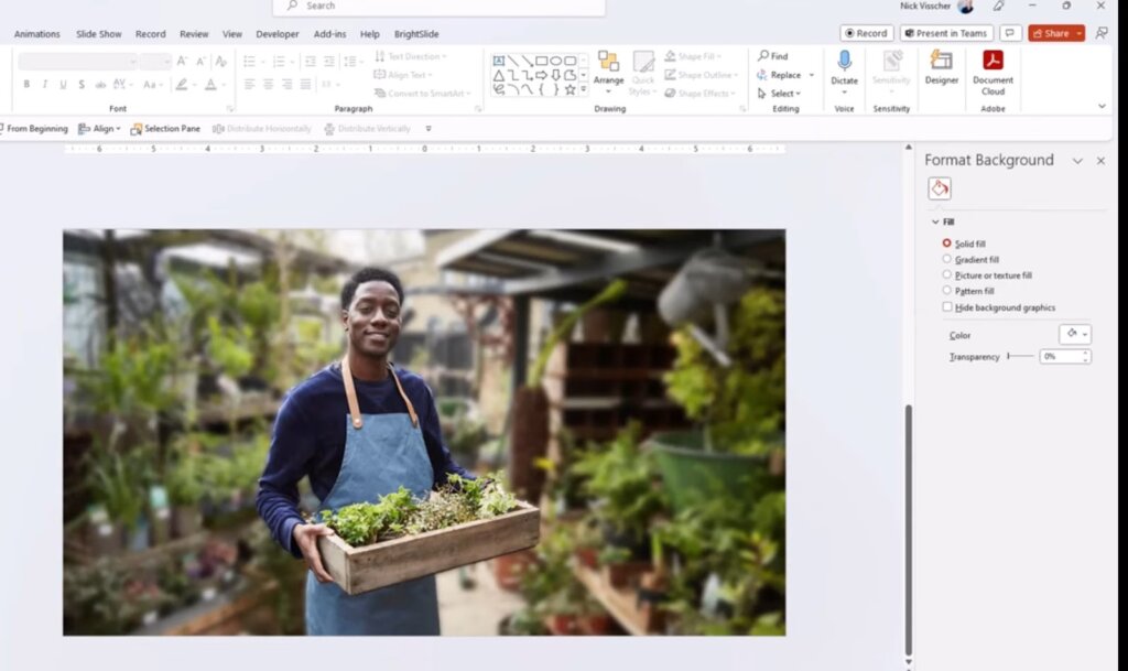 How to Blur Images in Powerpoint