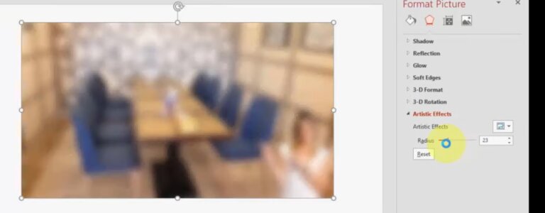 How to Blur Images in Powerpoint