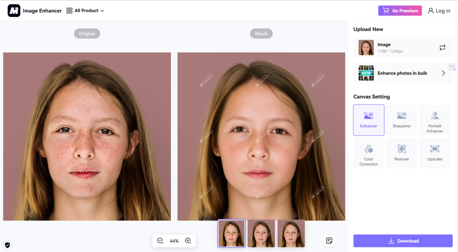 Top 11 AI Face Enhancer to Beautify Portrait Photo