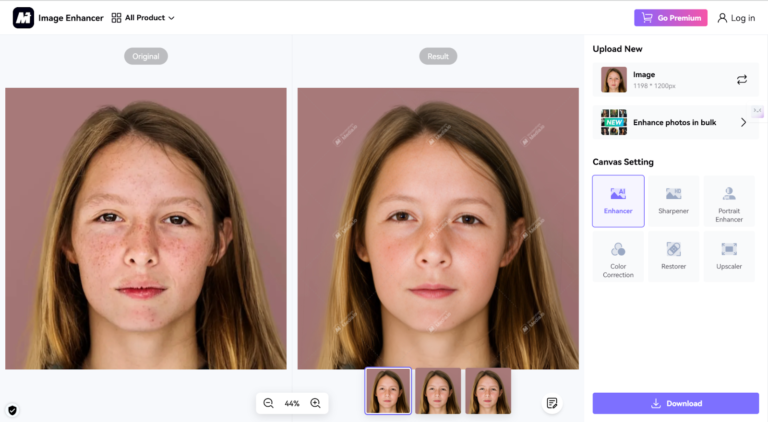 Top 11 AI Face Enhancer to Beautify Portrait Photo
