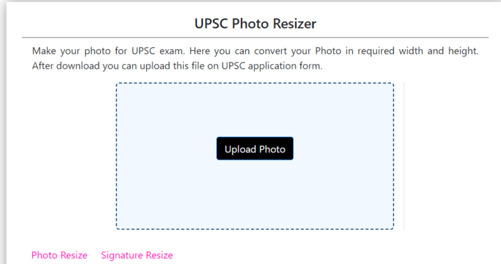 How to Resize Photo for UPSC 2024