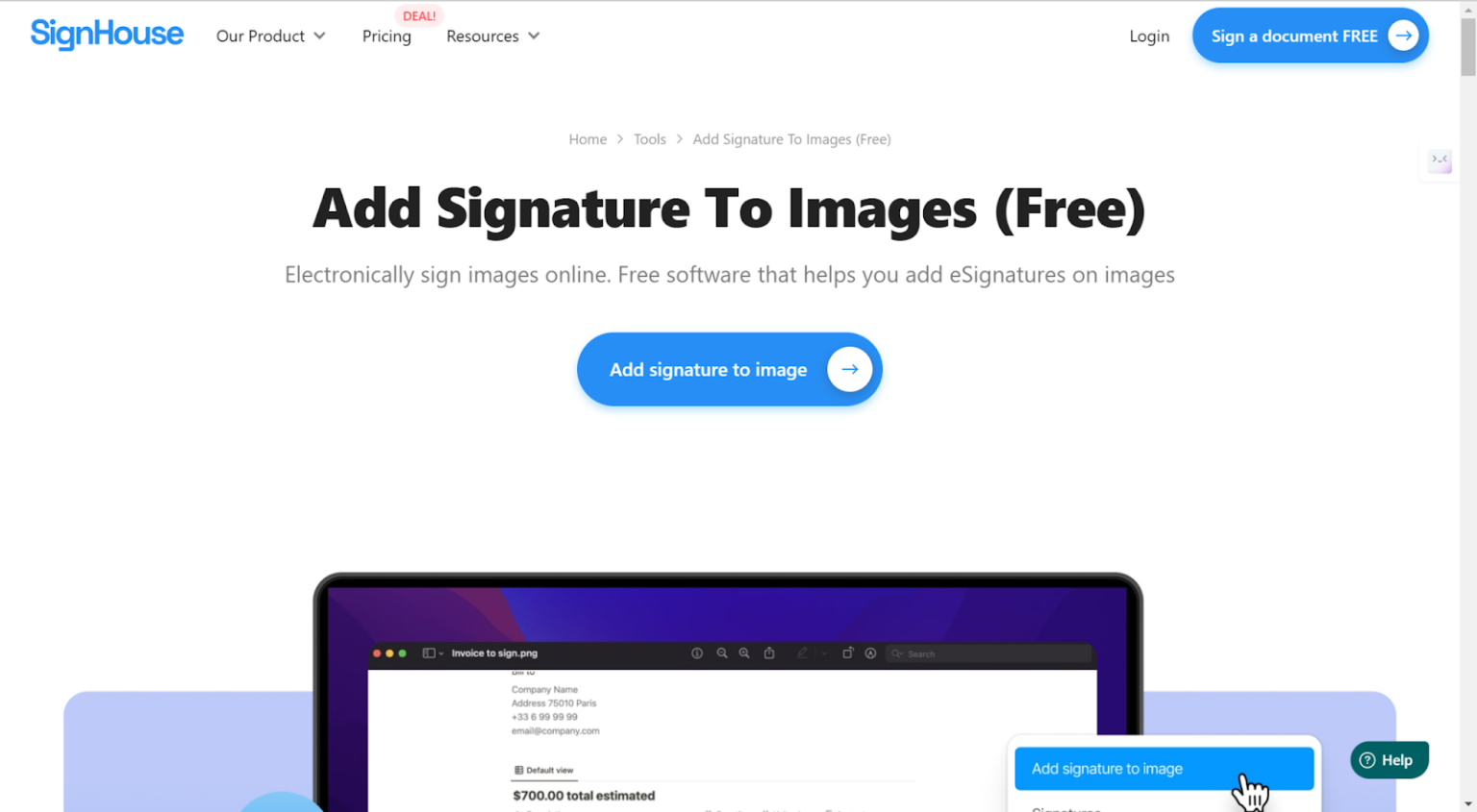 How to Add Signature to Photo Online Free