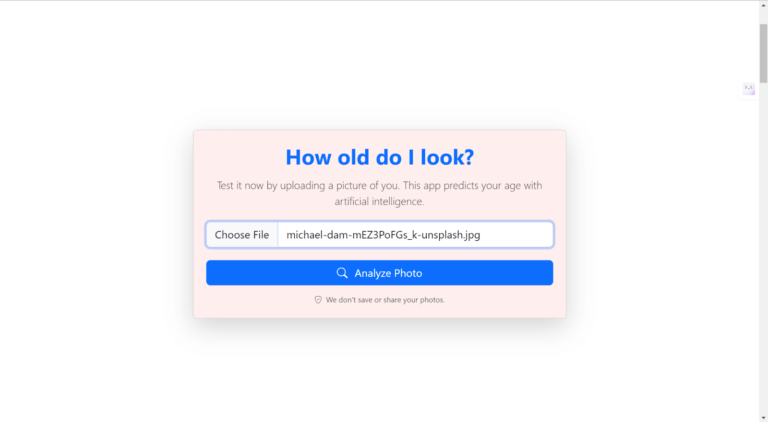 Face Age Detector: How Old Do I Look 2025