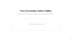 How to Edit a Screenshot Online Free With AI