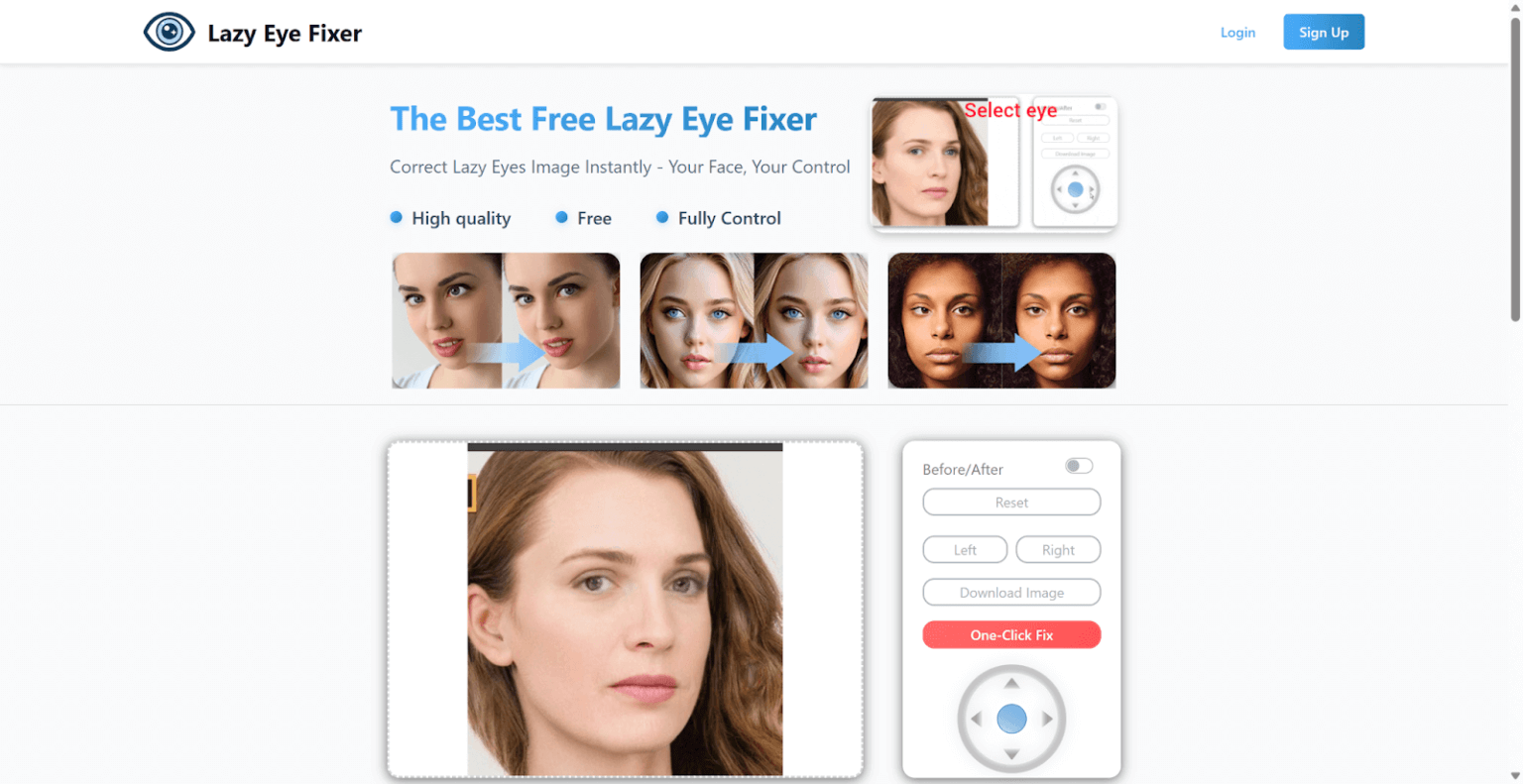 How to Fix Lazy Eyes in a Photo