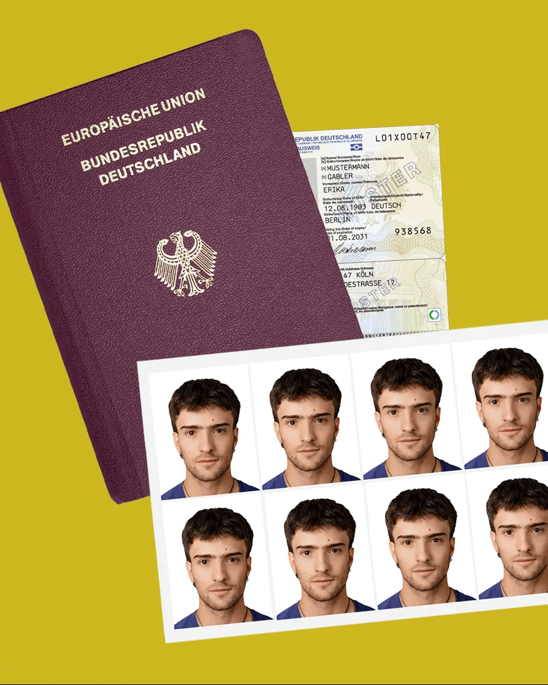German Passport Photo Guidelines 2025: Size, Dress Code & Background Tips