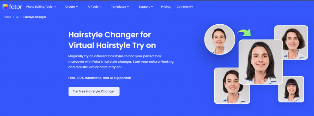 How to Add Hair to Photo Online 2024