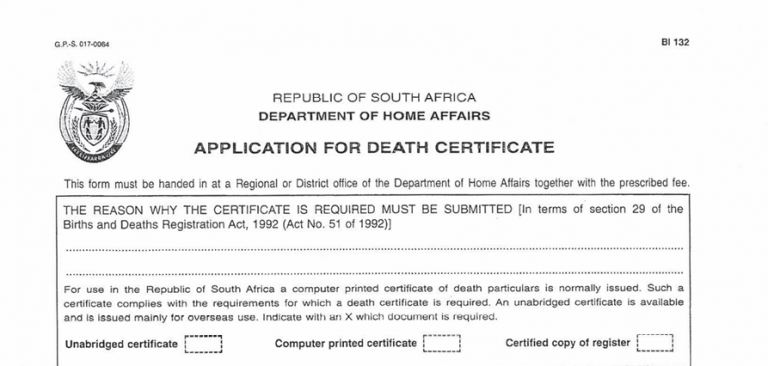 How to Check Death Certificate Online in South Africa