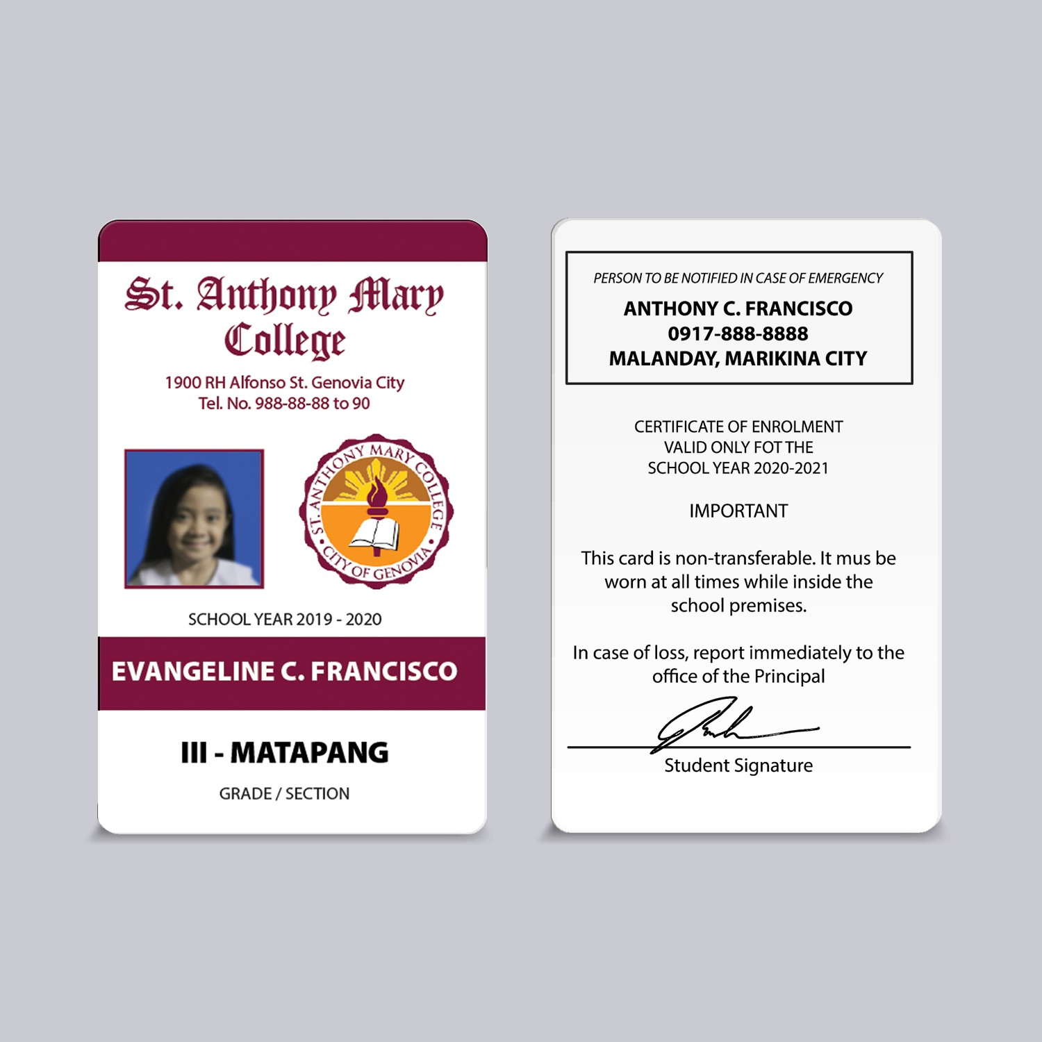Is School ID a Valid ID?