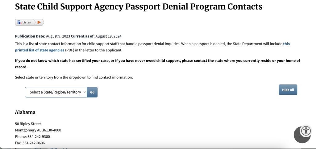 Can You Get a Passport if You Owe Child Support