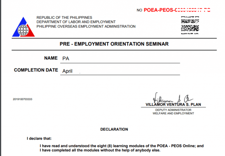 How to Get a PEOS Certificate in 2024