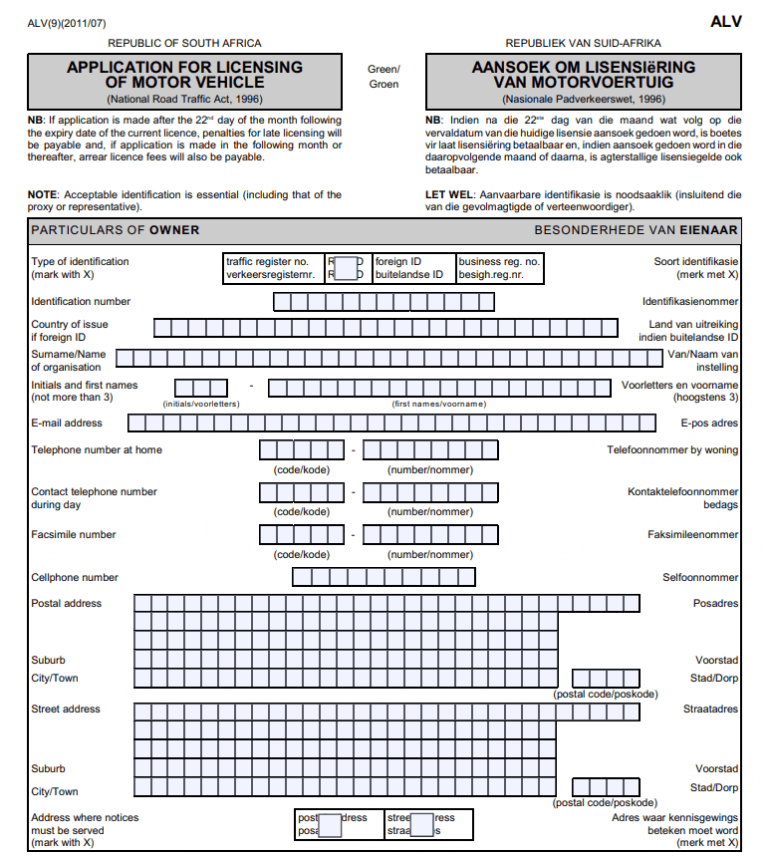 How Much to Renew License Disc at Post Office