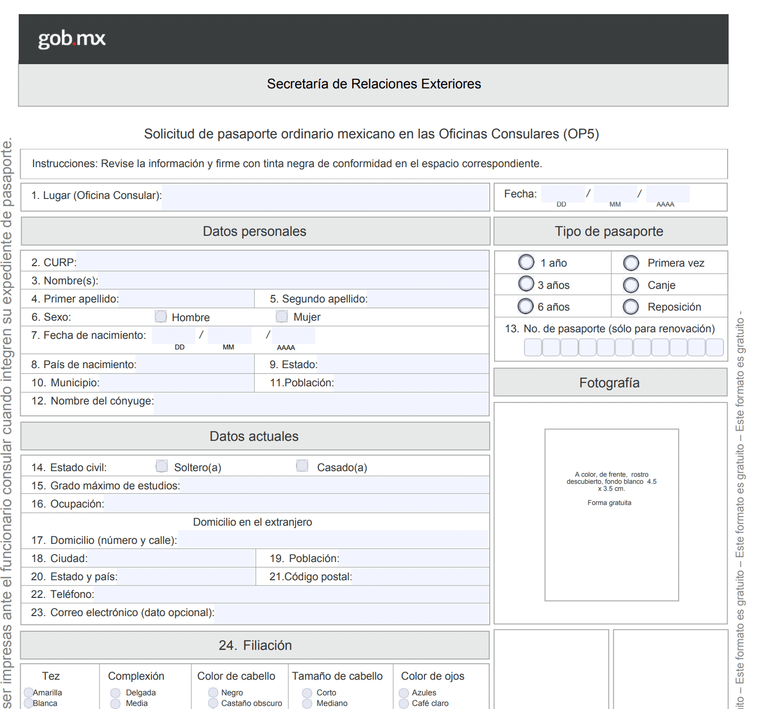 How to Get a Mexican Passport in the US