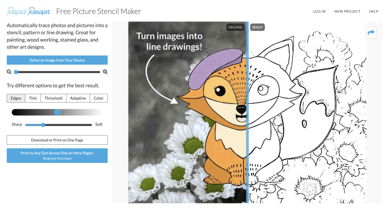 How to Turn a Photo into a Line Drawing