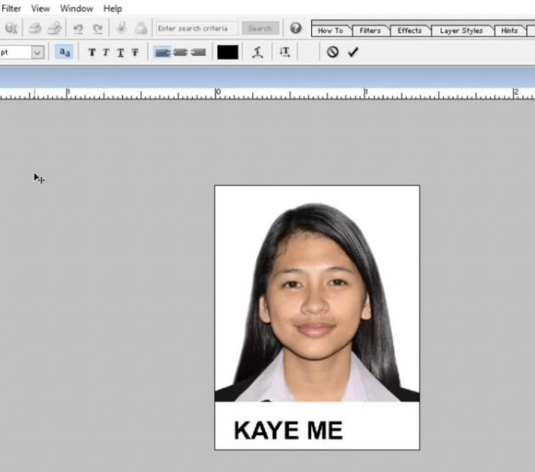 How to Put Name Tag in 2x2 Picture