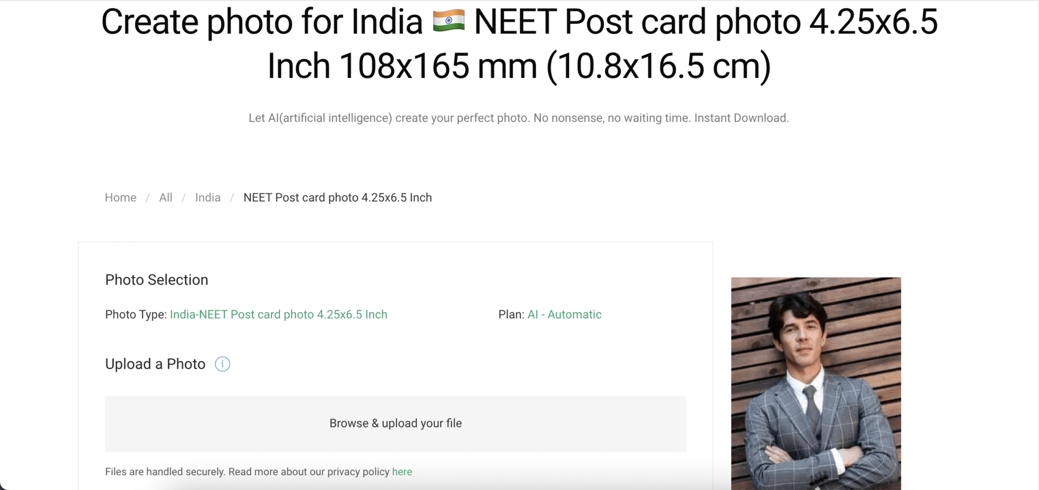 How to Convert Image to Postcard Size for NEET Application