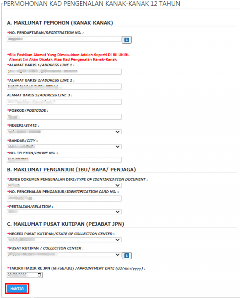 A Parent's Guide to MyKad Application When Your Child Turns 12