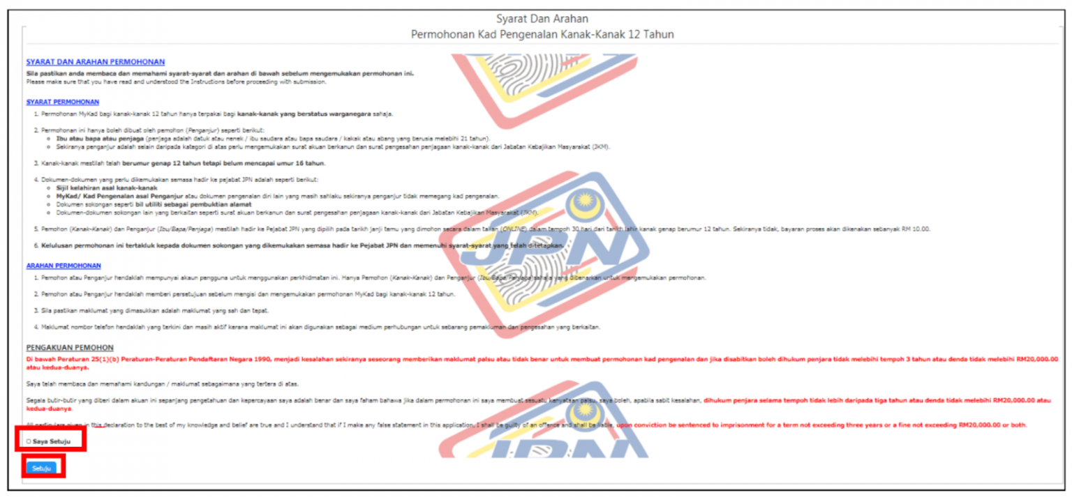 A Parent's Guide to MyKad Application When Your Child Turns 12