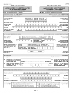 Ultimate Guide on South Africa Roadworthy Certificate