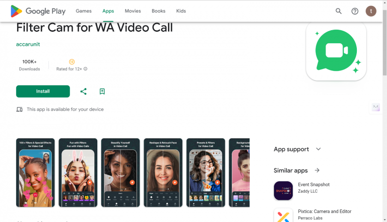 How to Apply Face Beauty Filter for WhatsApp Video Call
