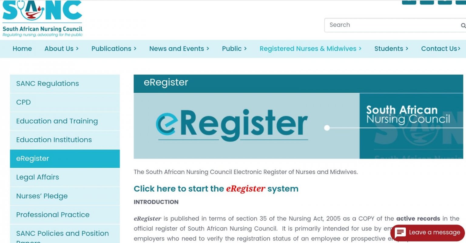 How to Check My SANC Registration Status