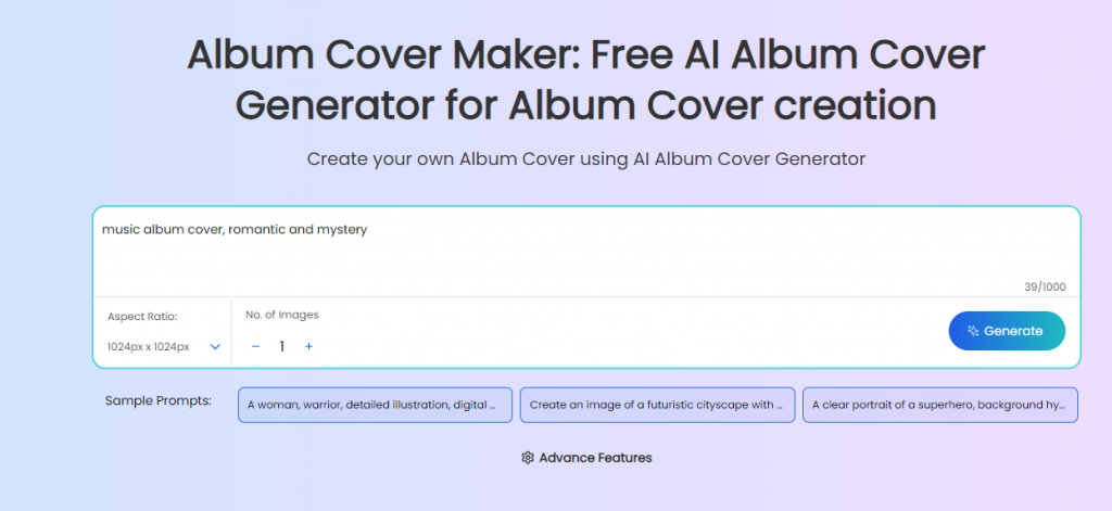 Top 8 AI Album Cover Generators to Make Album Cover Art [Fully Tested]